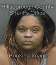Monique Hardy of booked for
