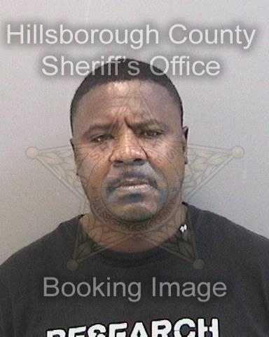 RICHARD EDDIE JR HARRIS of TAMPA booked for