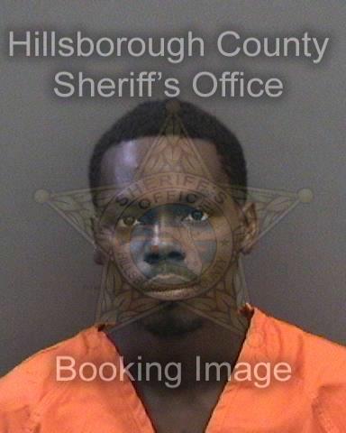 THOMAS TERRELL REDFIELD of TAMPA booked for