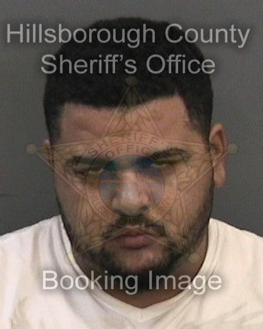 EXAVIER SAMUEL CABAN COLLAZO of TAMPA booked for