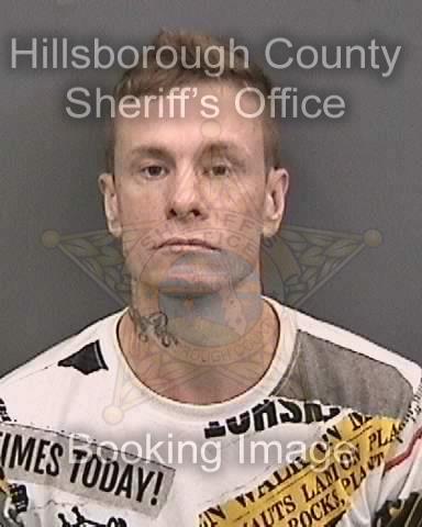GREGORY PATRICK THOMPSON of TAMPA booked for