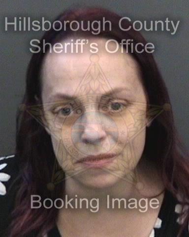 COURTNEY EVANS CROSSIN of TAMPA booked for