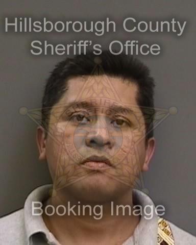 CESAR DIAZ NUNEZ of TAMPA booked for