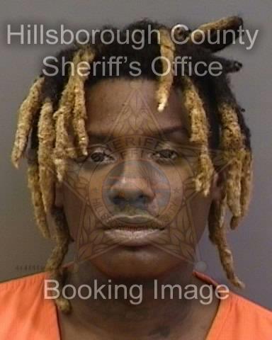 DENZEL PATRICK BLALOCK of TAMPA booked for