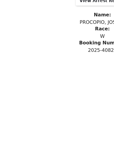 JOSEPH PROCOPIO booked for 3,500.00